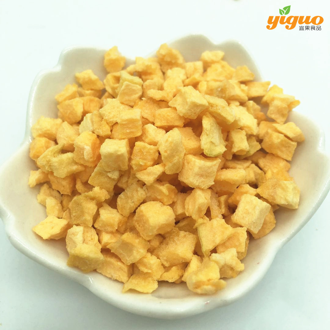 Freeze dried Peach Dices – Yiguo Foods(Qingdao) CO., ltd